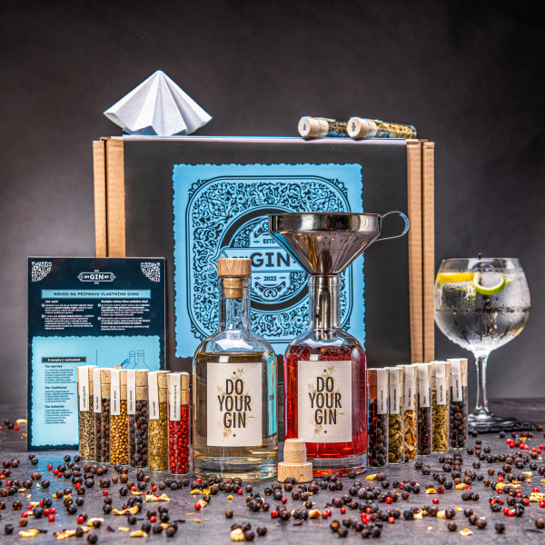 DIY Gin - Set na výrobu vlastného ginu | Manboxeo.sk